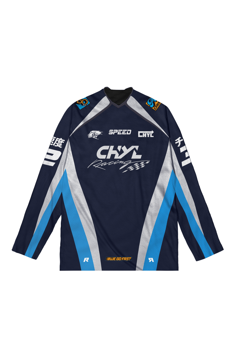 CHYL Racing Jersey - Black/Blue – CHYL RACING